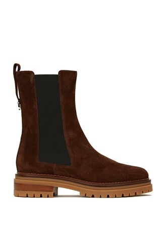 Sergio Rossi Kadın Kahverengi Süet Bot 36 EU