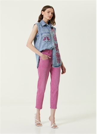 Deep Six Jeans Kadın Pia Straight Fit Şeftali Jean Pantolon Pembe 28 Us Deep Six Jeans Kadın Pia Straight Fit Şeftali Jean Pantolon Pembe 28 Us