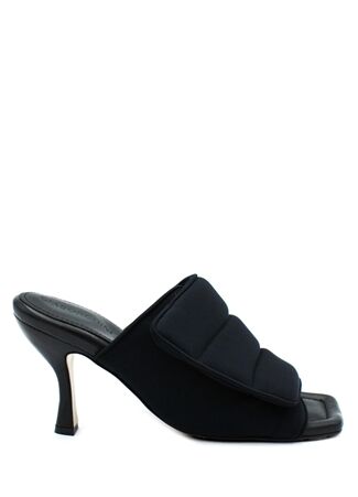 Gia Borghini Kadın Siyah Deri Terlik 36 Eu