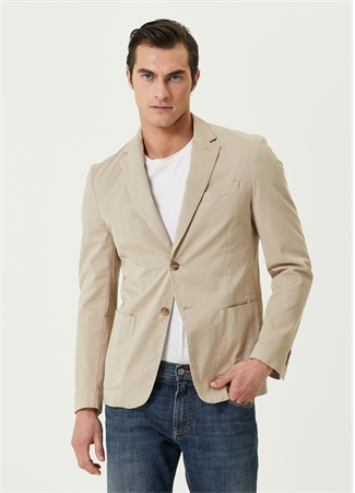 Pal Zileri Erkek Bej Ceket Kahverengi 54 It