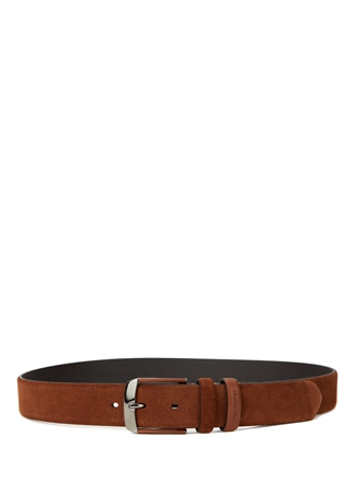 Pal Zileri Erkek Kahverengi Deri Kemer 0 EU