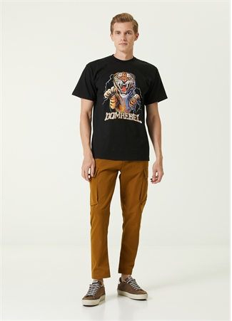 Scotch & Soda Erkek Taba Normal Bel Kargo Pantolon Turuncu 29 US