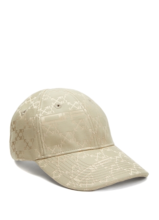 Off-white Kadın Bej Logolu Şapka Eu Off-white Kadın Bej Logolu Şapka Eu