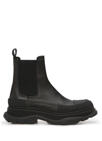 Alexander McQueen Kadın Siyah Deri Bot 36 EU