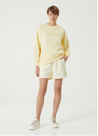Beymen Club Kadın Sarı Beli Kordonlu Mini Jersey Şort S Beymen Club Kadın Sarı Beli Kordonlu Mini Jersey Şort S