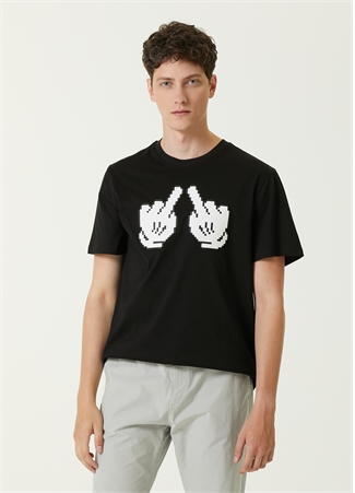 8-Bit by Mhrs Erkek Siyah Figür Detaylı T-shirt S EU 8-Bit by Mhrs Erkek Siyah Figür Detaylı T-shirt S EU