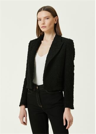 Beymen Club Kadın Siyah Tweed Ceket 36 EU