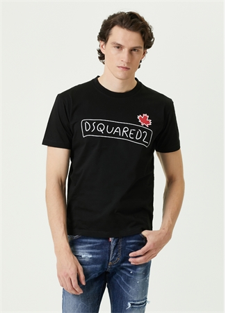 Dsquared2 Erkek Tshirt Siyah S Eu Dsquared2 Erkek Tshirt Siyah S Eu