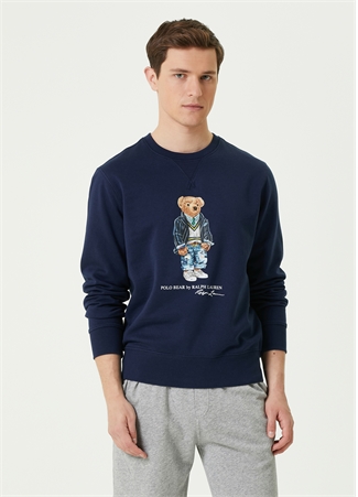 Polo Ralph Lauren Erkek Lacivert Ayıcık Baskılı Sweatshirt S Eu Polo Ralph Lauren Erkek Lacivert Ayıcık Baskılı Sweatshirt S Eu