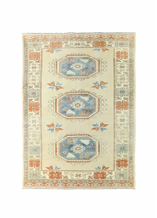 Soho Antiq Eithan Desenli El Dokuması Yün Halı Çok Renkli