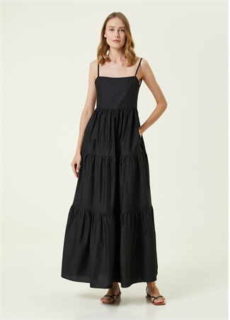 Matteau Swim Kadın Siyah Sırt Dekolteli Maksi Elbise Us Matteau Swim Kadın Siyah Sırt Dekolteli Maksi Elbise Us