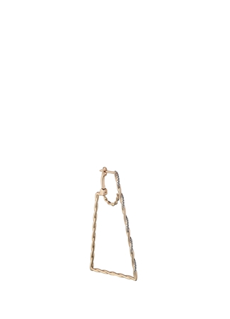 Her Story Kadın Maxi Trigon Diamond Altın Rengi Küpe Pembe EU Her Story Kadın Maxi Trigon Diamond Altın Rengi Küpe Pembe EU