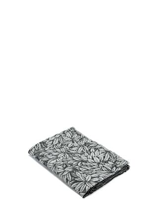 Fornasetti Gri Karışık Desenli Yün Battaniye Çok Renkli