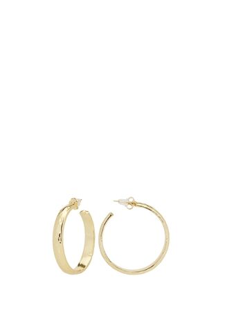 Beymen Club Kadın Gold Dövülü Halka Küpe Altın Rengi EU