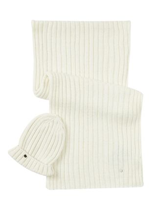 Beymen Hediye Kadın Ekru Atkı Bere Seti Bej EU