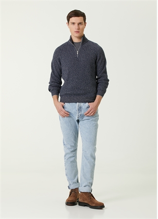 Brunello Cucinelli Erkek Straight Fit Mavi Jean Pantolon 48 IT Brunello Cucinelli Erkek Straight Fit Mavi Jean Pantolon 48 IT