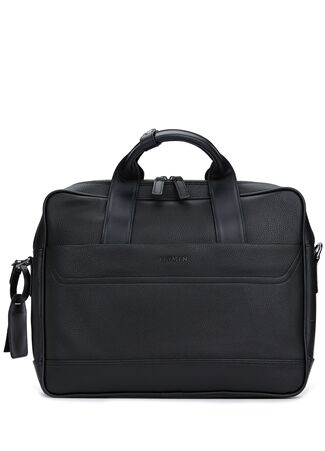 Beymen Erkek Siyah Logolu Laptop Çantası EU