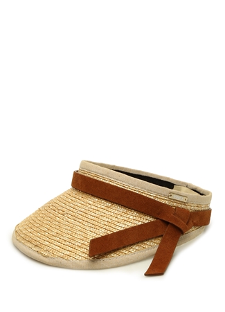 Catarzi Kadın Bej Taba Hasır Şapka Kahverengi 57 EU Catarzi Kadın Bej Taba Hasır Şapka Kahverengi 57 EU