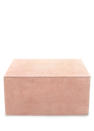 Nordal Pembe Large Deri Dekoratif Kutu Nordal Pembe Large Deri Dekoratif Kutu