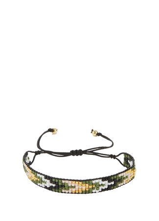 Beadberry Kadın Colorblocked Boncuklu Bileklik EU