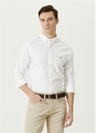 Polo Ralph Lauren Erkek GÖMLEK Beyaz S EU