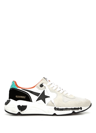 Golden Goose Erkek Running Sole Colorblocked Deri Sneaker Beyaz 40 EU Golden Goose Erkek Running Sole Colorblocked Deri Sneaker Beyaz 40 EU