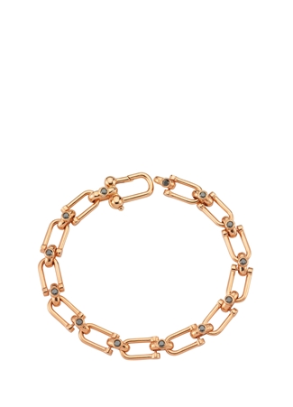Dime Tribe Erkek Zincir Formlu Pırlantalı Altın Rengi Bileklik Pembe Eu Dime Tribe Erkek Zincir Formlu Pırlantalı Altın Rengi Bileklik Pembe Eu