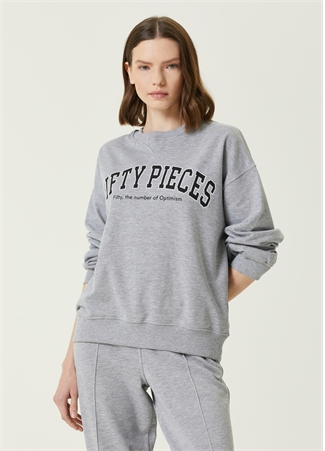 Fifty Pieces Kadın SWEATSHIRT Gri L EU