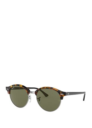 Ray-Ban Clubround Tortoise Güneş Gözlüğü Siyah 5 EU