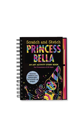 Peter Pauper Press Çocuk Scratch And Sketch Princess Bella Etkinlik Kitabı EU Peter Pauper Press Çocuk Scratch And Sketch Princess Bella Etkinlik Kitabı EU