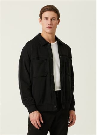 Z Zegna Erkek Use The Existing Siyah Polo Yaka Sweatshirt L IT