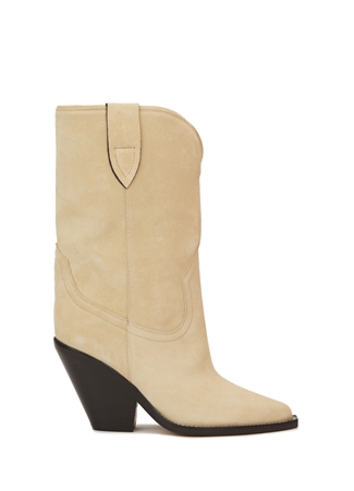 Isabel Marant Kadın Ekru Süet Bot Bej 38 EU