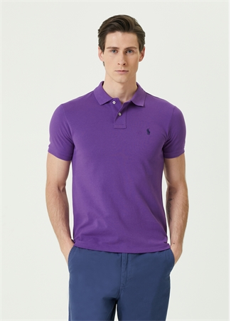 Polo Ralph Lauren Erkek Mor Yaka T-shirt S Eu