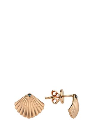 Bee Goddess Kadın Oyster Altın Rengi Küpe EU Bee Goddess Kadın Oyster Altın Rengi Küpe EU