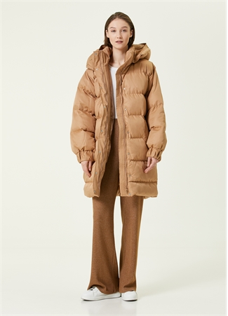 Beymen Kadın Camel Yüksek Bel Triko Pantolon Kahverengi 36 EU