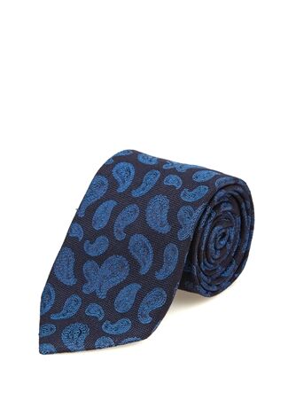 Fiorio Erkek Colorblocked Desenli İpek Kravat EU