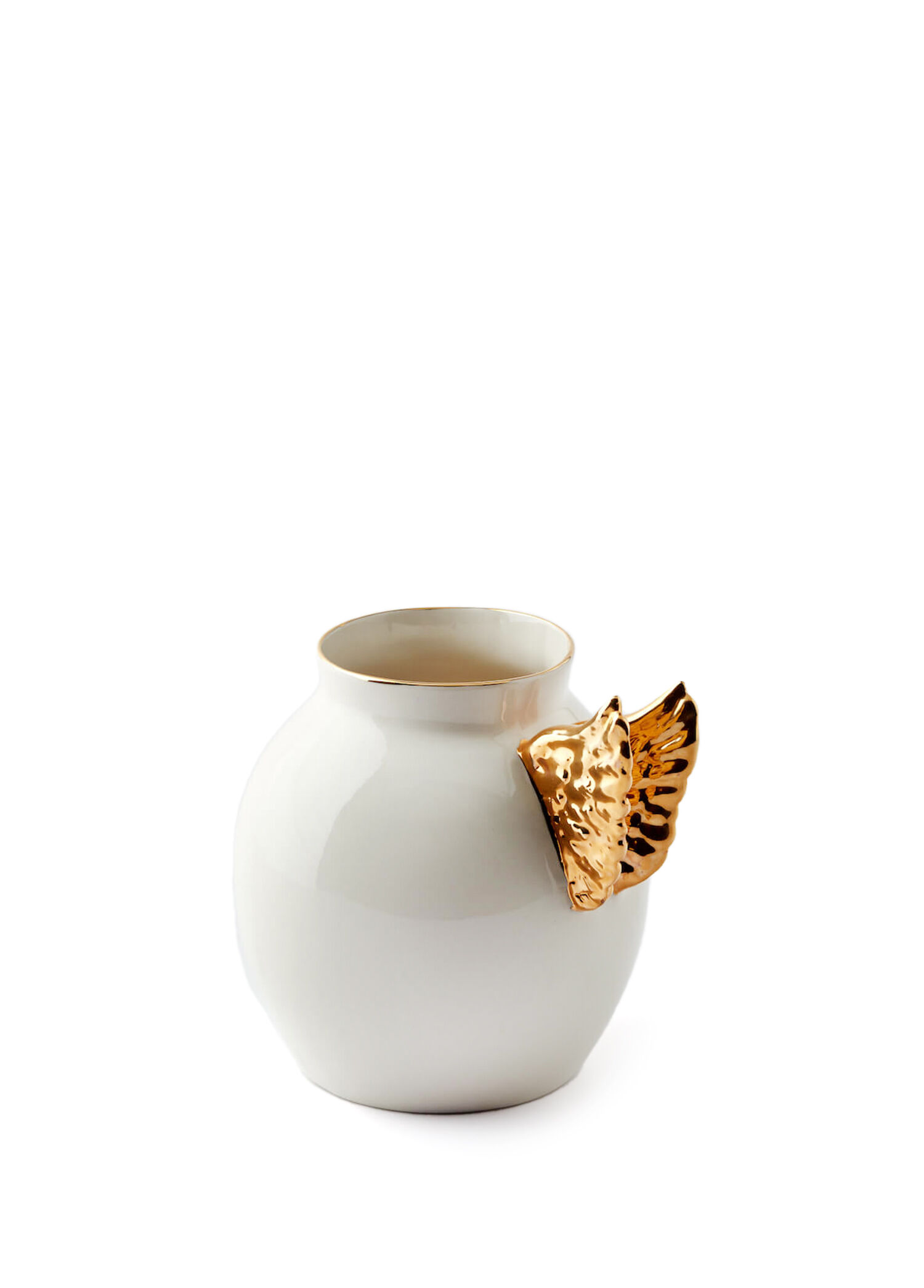 Maji Atelier - Bird Bej Porselen Vazo - Bej