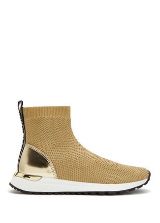 Michael Kors Kadın Gold Çorap Formlu Sneaker Altın Rengi 0 UK Michael Kors Kadın Gold Çorap Formlu Sneaker Altın Rengi 0 UK