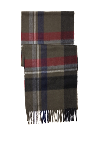 Begg&Co Erkek Jura Colorblocked Ekose Desenli Yün Atkı EU Begg&Co Erkek Jura Colorblocked Ekose Desenli Yün Atkı EU