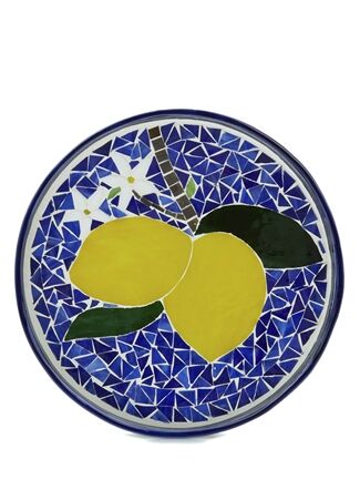 Bceramics Limon Seramik Tabak Lacivert