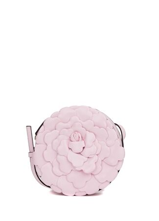 Valentino Garavani Kadın Rose Edition Pembe Deri Omuz Çantası EU