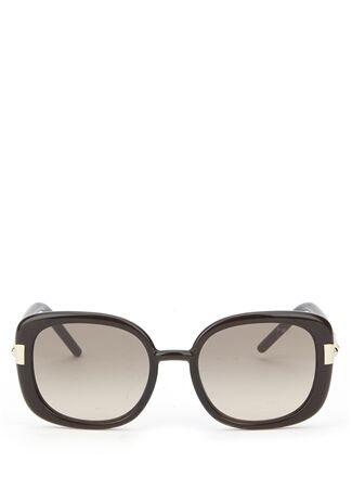 Prada Kadın Kahverengi Oval Formlu Güneş Gözlüğü 53 EU