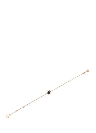 Bee Goddess Kadın Venüs Star Siyah Pırlantalı Altın Rengi Bileklik EU IT Bee Goddess Kadın Venüs Star Siyah Pırlantalı Altın Rengi Bileklik EU IT