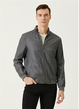 Pal Zileri Erkek Gri Yün Mont 58 IT