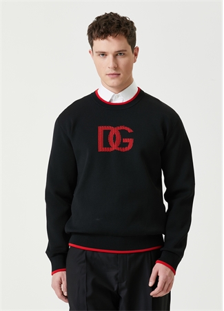 Dolce&Gabbana Erkek Siyah Logo Detaylı Kazak XS EU Dolce&Gabbana Erkek Siyah Logo Detaylı Kazak XS EU