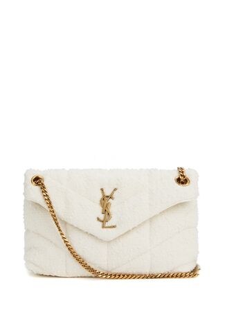 Kadın Small Krem Yün Omuz Çantası Bej EU