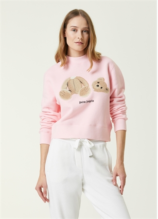 Palm Angels Kadın Teddy Bear Pembe Sweatshirt XS EU Palm Angels Kadın Teddy Bear Pembe Sweatshirt XS EU