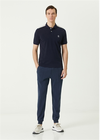 Brunello Cucinelli Erkek Lacivert Beli Bağcıklı Eşofman Altı S EU Brunello Cucinelli Erkek Lacivert Beli Bağcıklı Eşofman Altı S EU