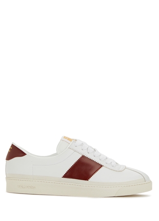 Tom Ford Erkek Kırmızı Beyaz Sneaker 8 UK Tom Ford Erkek Kırmızı Beyaz Sneaker 8 UK