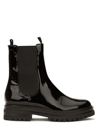 Gianvito Rossi Kadın Siyah Deri Bot 36 EU